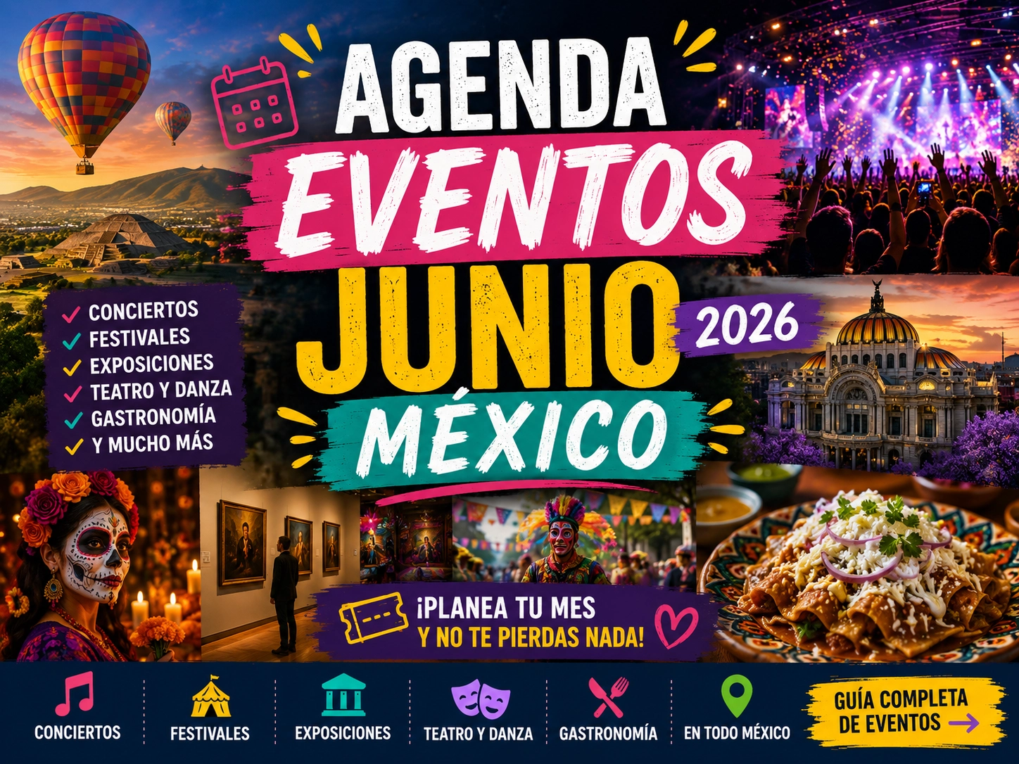 Agenda de Eventos de Junio 2026 en México: Los 24 Más Imperdibles - Yo ...